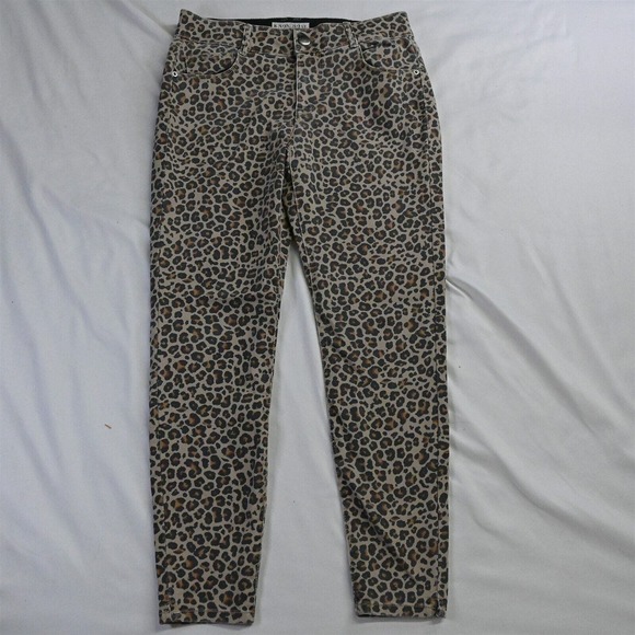Knox Rose | Jeans | Knox Rose Skinny Leopard Print Stretch Denim Jeans ...